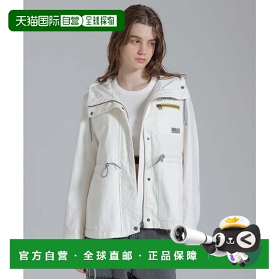 日本直邮L－L／S COLOR ZIP COMBI JACKET 外套 米白色女装夹克