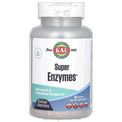 香港直发kal多种酶类成分帮助胃肠道健康60片甜菜碱乳糖酶种子
