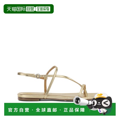 1h可退 欧洲直邮AEYDE 女士凉鞋 ELLANAPPALEATHERLAMINATEDGOLD