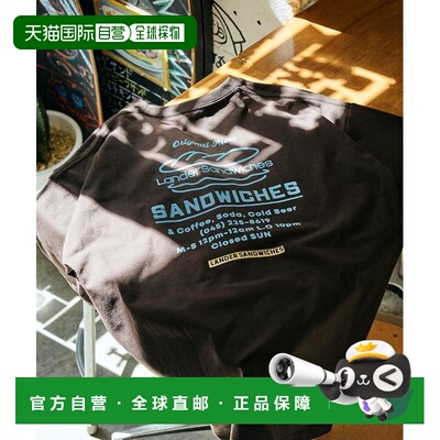 1h可退 日本直邮LANDER SANDWICHES×FREAK'S STORE联名印花短袖