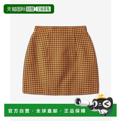 韩国直邮MARNI 半身裙女士GOMA0553IUUTP730CHR79 MINI CHECK SKIR