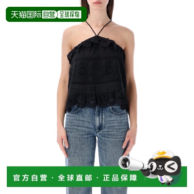 香港直邮ISABEL MARANT ÉTOILE 女士背心吊带 HT0769FAD1J05E01BK