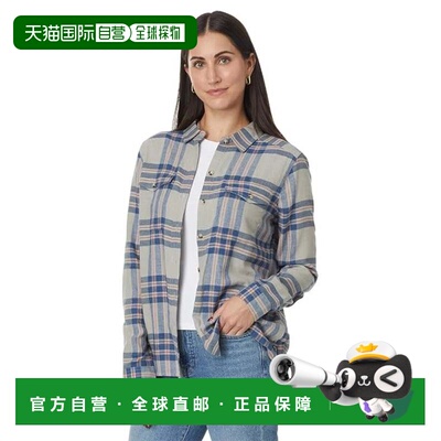 自营toad&coToad & Co reform法兰绒衬衫女式玄武岩Lg比例纽扣GBO