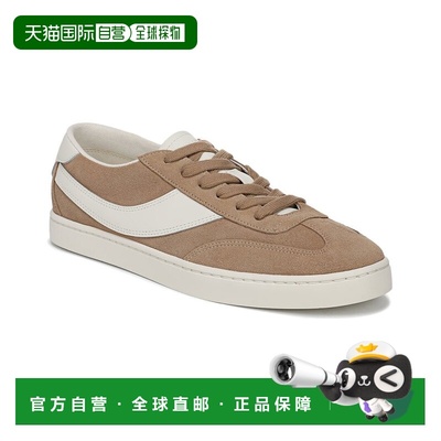 自营Vince Korrin Leather Sneaker - tan 美国奥莱直发运动鞋