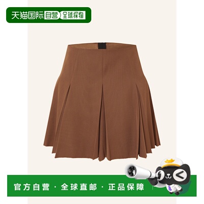 1h可退 香港直邮MARNI 女士半身裙 100290255015000 CO 棕色 Plea