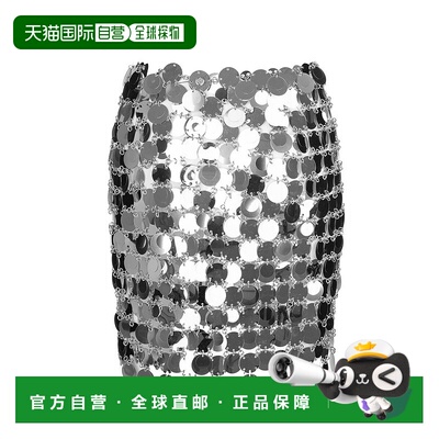 香港直邮Rabanne 女士 PASTILLES 半身裙包臀裙 19EIJU010PS0133