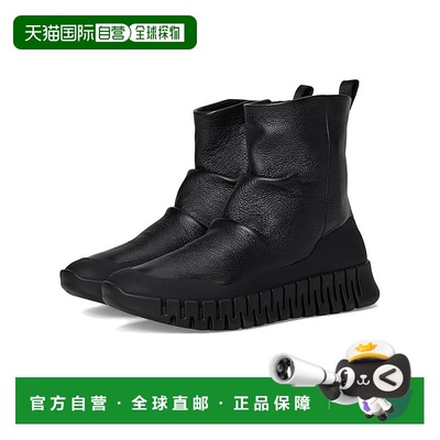 1h可退 香港直邮潮奢 ecco 爱步 女士 Gruuv Mid 套穿时尚靴子