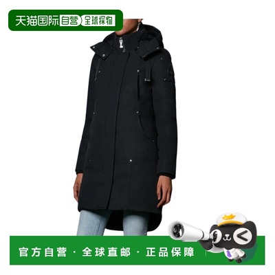 1h可退 香港直邮Moose Knuckles 徽标细节派克羽绒服 M31LP203N54