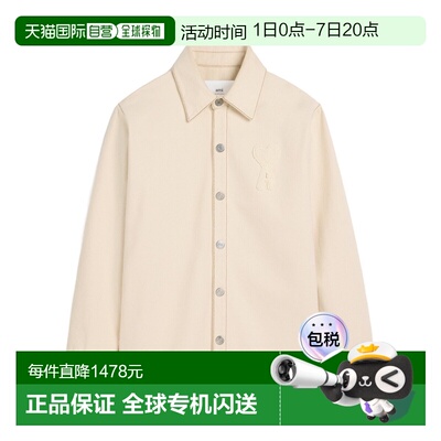 香港直邮Ami Paris 长袖外套式衬衫 HJK275DE0039.
