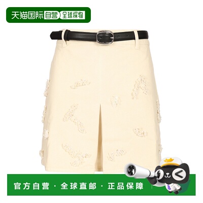 1h可退 香港直邮SELF-PORTRAIT 女士半身裙 PF25819SKCCREAM AW20