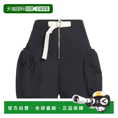1h可退 香港直邮Jil Sander 吉尔 桑达 女士 短裤 black黑色 舒适