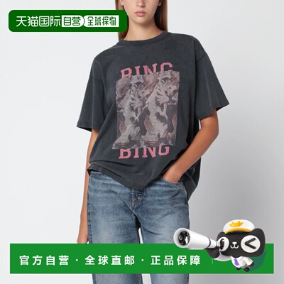 香港直邮Anine Bing 女士T恤 A0812648COWBL1 AW2【付后1h可退】