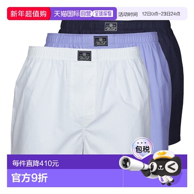 欧洲直邮Polo Ralph Lauren 拉夫劳伦 OPEN BOXER 3 PACK 男士内
