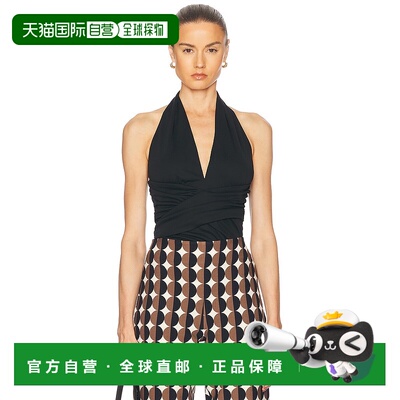 1h可退 香港直邮CAROLINA HERRERA 女士 挂脖上衣 S2515N217JRS