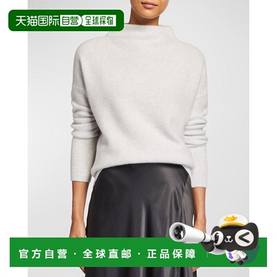 1h可退 【美国直邮】Vince Boiled Cashmere Funnel Neck Pullove
