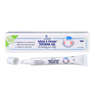 欧洲直邮Ashton & Parsons宝宝出牙凝胶无麻醉剂3*10ml缓解牙痛