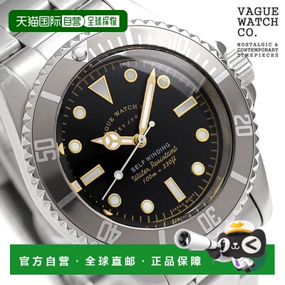 日本直邮VAGUE WATCH Co. 40 毫米灰色渐变自动手表 (GF-L-001) -