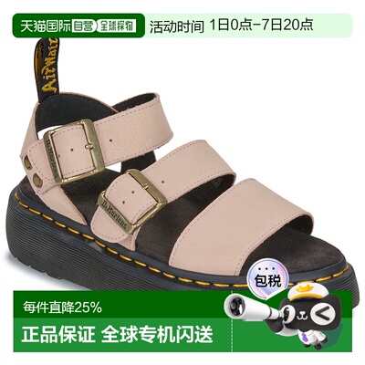 欧洲直邮Dr. martens 马丁博士 女鞋 春夏 凉鞋 Gryphon Quad Pow