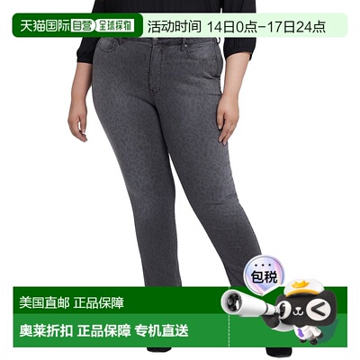 自营 NYDJ Plus Sheri Wild Spirit修身牛仔裤-多色 美国奥莱直发