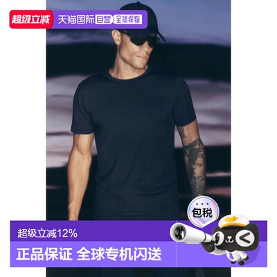 加拿大直邮AlO YOGA男士CONQUER REFORM圆领速干短袖T恤日常健身