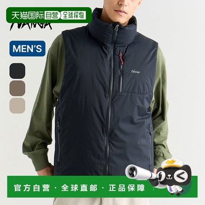 日本直邮NANGA AURORA TEX 立领羽绒背心 ND2441-1N010-A 男士外
