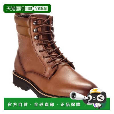 自营Donald Pliner Joplin Soft Tumble Leather Boot - brown 美