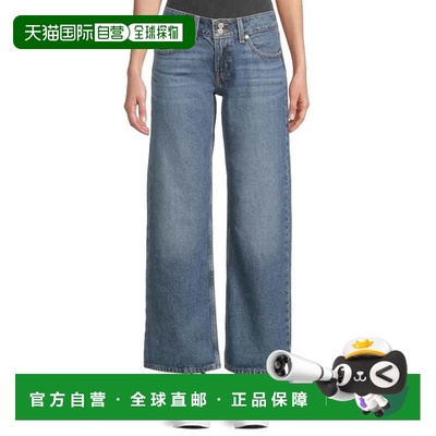 自营Levi's Superlow Jeans Women Blue Denim Cotton Stretch St