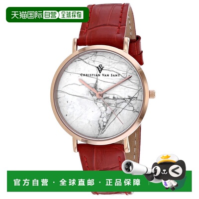 自营Christian Van Sant女士白色表盘手表-白色 美国奥莱直发