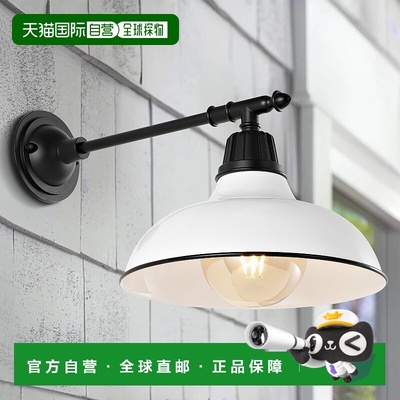 jonathan yWallace 12.25 英寸 1 灯农舍工业室内/室外铁艺 LED