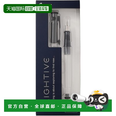 【日本直邮】百乐 Lightive 钢笔 中号笔尖 无色 PFLT1NCM