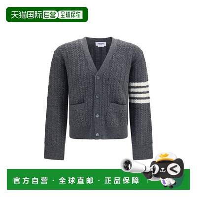 1h可退 香港直邮ThomBrowne汤姆 布朗back V男士毛衣