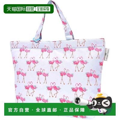 【日本直邮】COLORFUL CANDY×LAURA ASHLEY 夹层手提课包 Flamin