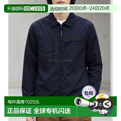 韩国直邮CP COMPANY Chrome-R 胸前拉链口袋衬衫（18CMOS092A 005