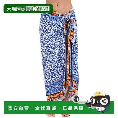 自营La Blanca Pareo Coverup - blue 美国奥莱直发沙滩巾