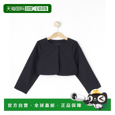 1h可退 日本直邮Dessin 儿童女款 半正式 无领夹克 金属扣设计 F6