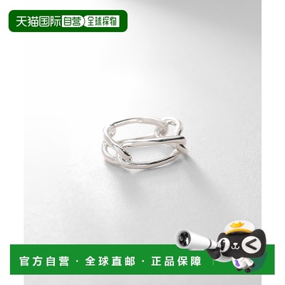 1h可退 日本直邮COCOSHNIK 女士银色链条造型戒指 76761264999909