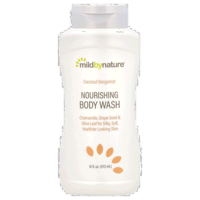 香港直发iHerb Mild By Nature滋养沐浴露椰子弗手柑香温和473ml
