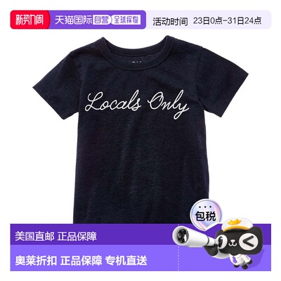 自营Chaser Locals Only T-Shirt - blue 美国奥莱直发