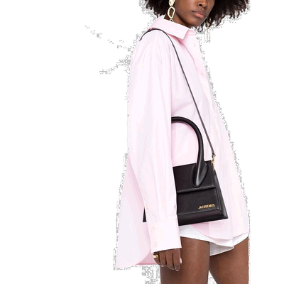 香港直邮JACQUEMUS 女士手提包 213BA03213300990 AW2022 黑色