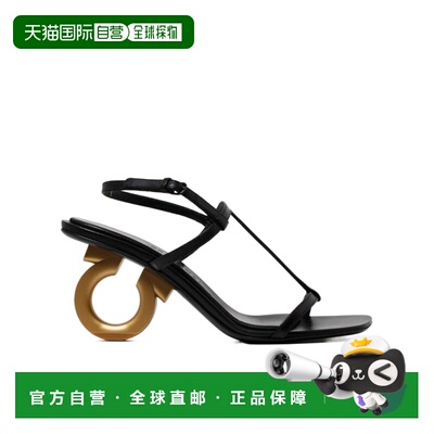 1h可退 香港直邮Salvatore Ferragamo 方头高跟凉鞋 01F616