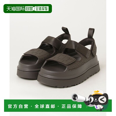 日本直邮UGG 女款 GoldenGlow Embossed厚底鳄鱼【付后1h可退】