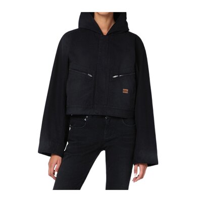 BALENCIAGA 女士卫衣 839086TQP131000 AW2025 黑色