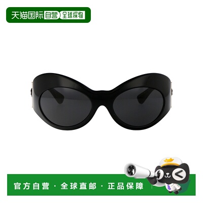香港直邮VERSACE 女士太阳镜 0VE4462GB187GB187 SS2025 黑色配饰