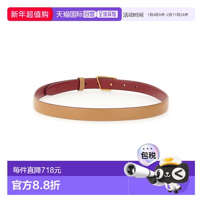 香港直邮TOD'S 托德斯 女士 T TIMELESS 双面皮带 XCWTSB30100RBR