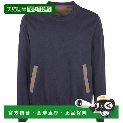 1h可退 香港直邮Sacai 男士 TYPEWRITER X 棉质针织套头衫针织衫