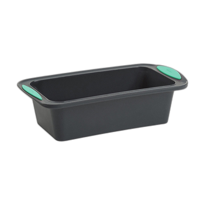 自营 Trudeau Structure 硅胶 8.5 x 4.5 英寸面包盘，灰色/薄荷