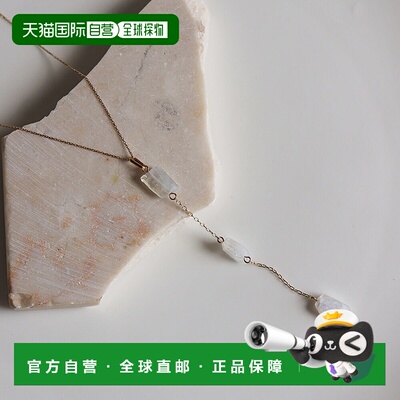 1h可退 日本直邮cui-cui 2025秋季系列 K10YG彩虹月光石链条吊坠