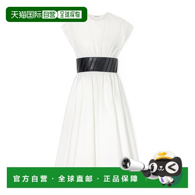 1h可退 香港直邮Alaia 系带中长连衣裙 AA9R2890T611C