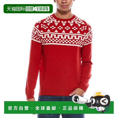 自营Brodie Cashmere Fairisle Wool & Cashmere-Blend Crewneck