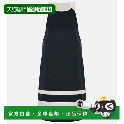 1h可退 香港直邮Staud 女士 Finn 条纹罗缎迷你连衣裙 001405